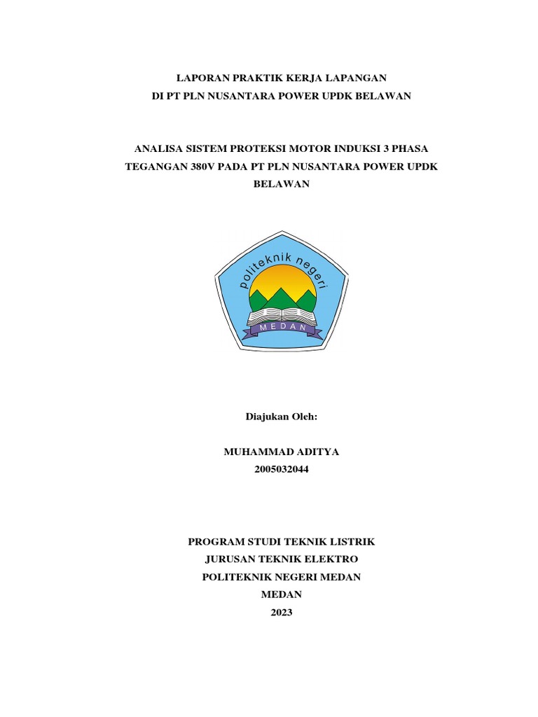 Analisa Proteksi Motor Induksi PLN Belawan | PDF | Sains & Matematika