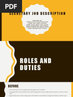 Secretary's Report Guidelines | PDF