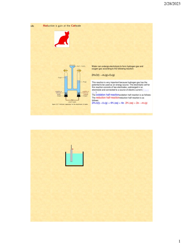 Grade 12 Unit 4 New | PDF | Redox | Electrochemistry