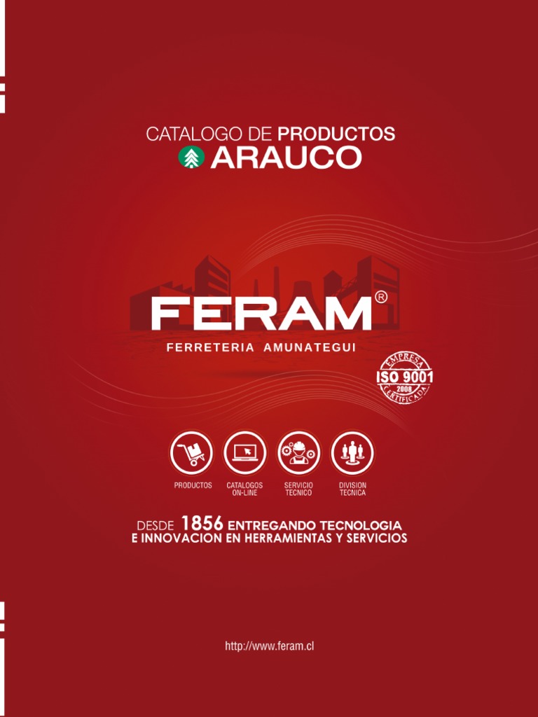 Catalogo Feram SAP Arauco 2018 | PDF | Procesos industriales | Carpintería