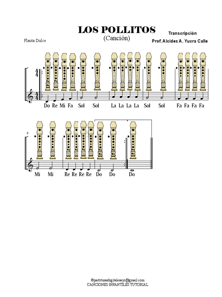 LOS POLLTOS - Con Imagen | PDF