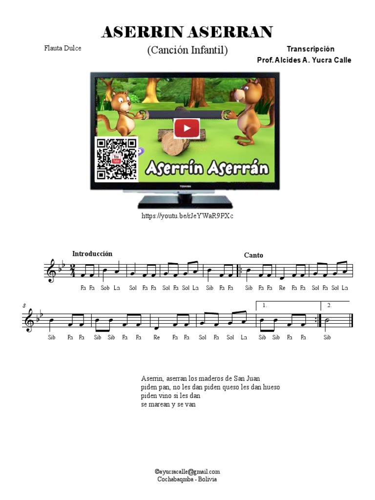 ASERRIN ASERRAN - Flauta Dulce | PDF