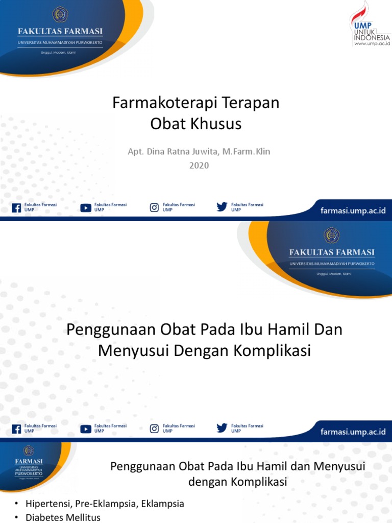 Penggunaan Obat Pada Ibu Hamil Dengan Komplikasi | PDF