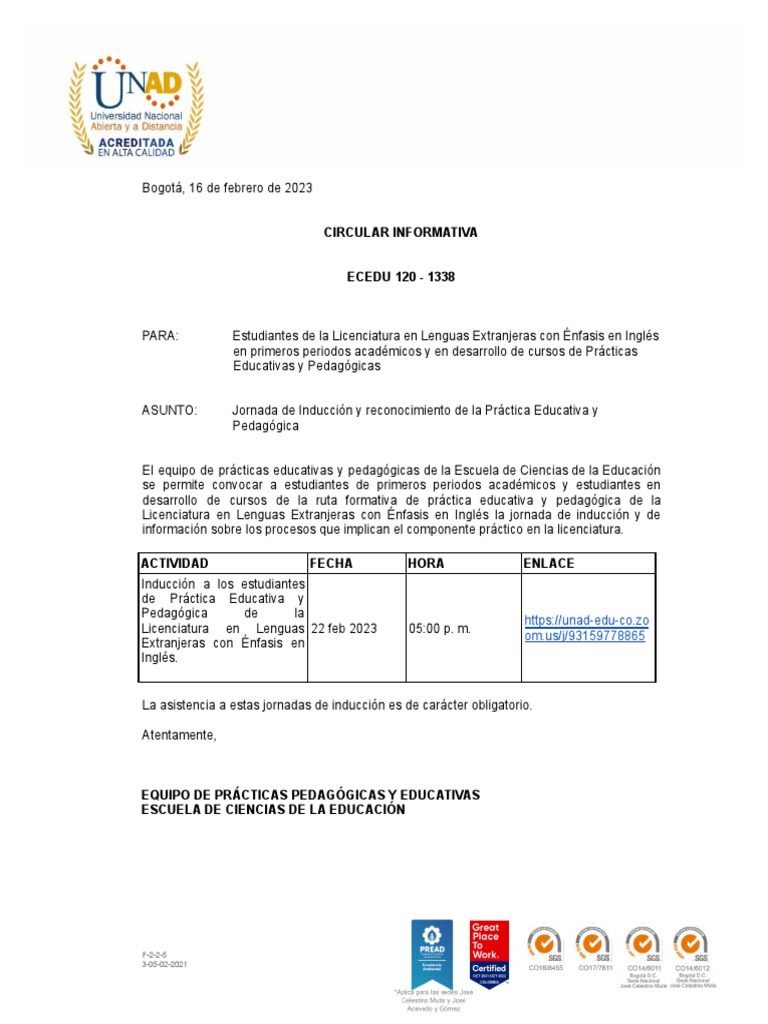 Inducción Lilei | PDF