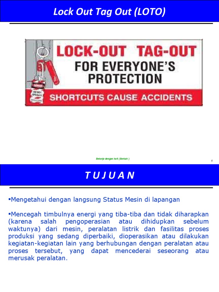 Materi Basic Training-LOTO | PDF