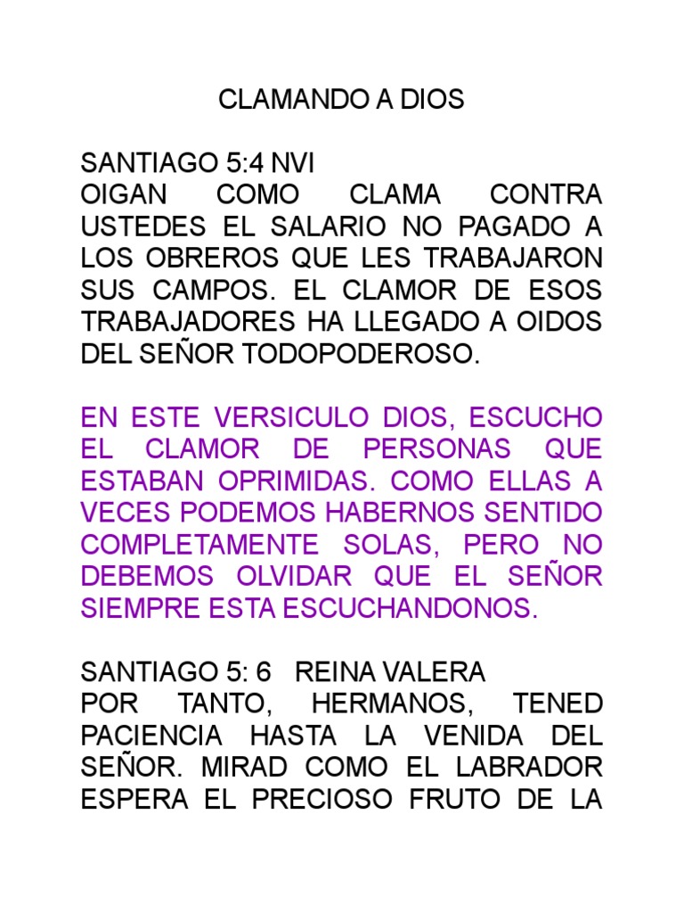 Clamando A Dios | PDF | Creencia religiosa y doctrina