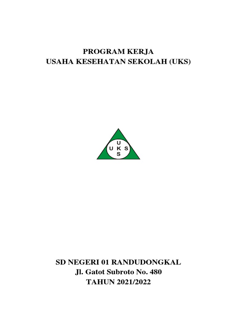 Program Kerja Uks | PDF