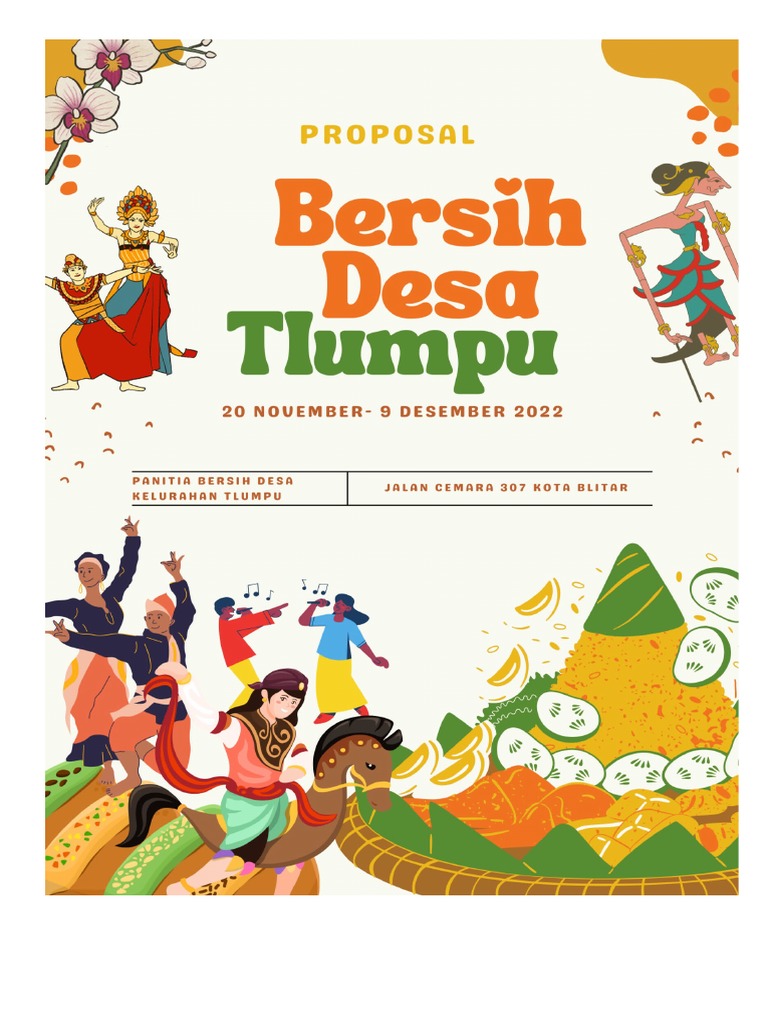 Cover Proposal Bersih Desa | PDF