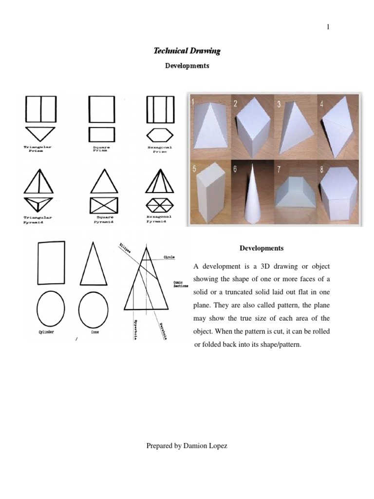 Development - Technical Drawing - 2020 | PDF | Shape | Geometry