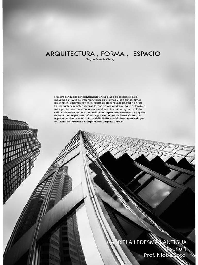 Arquitectura Francis Ching | PDF | Percepción