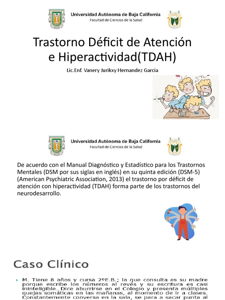 Trastorno Déficit de Atención e Hiperactividad (TDAH) | PDF | Desorden hiperactivo y deficit de ...