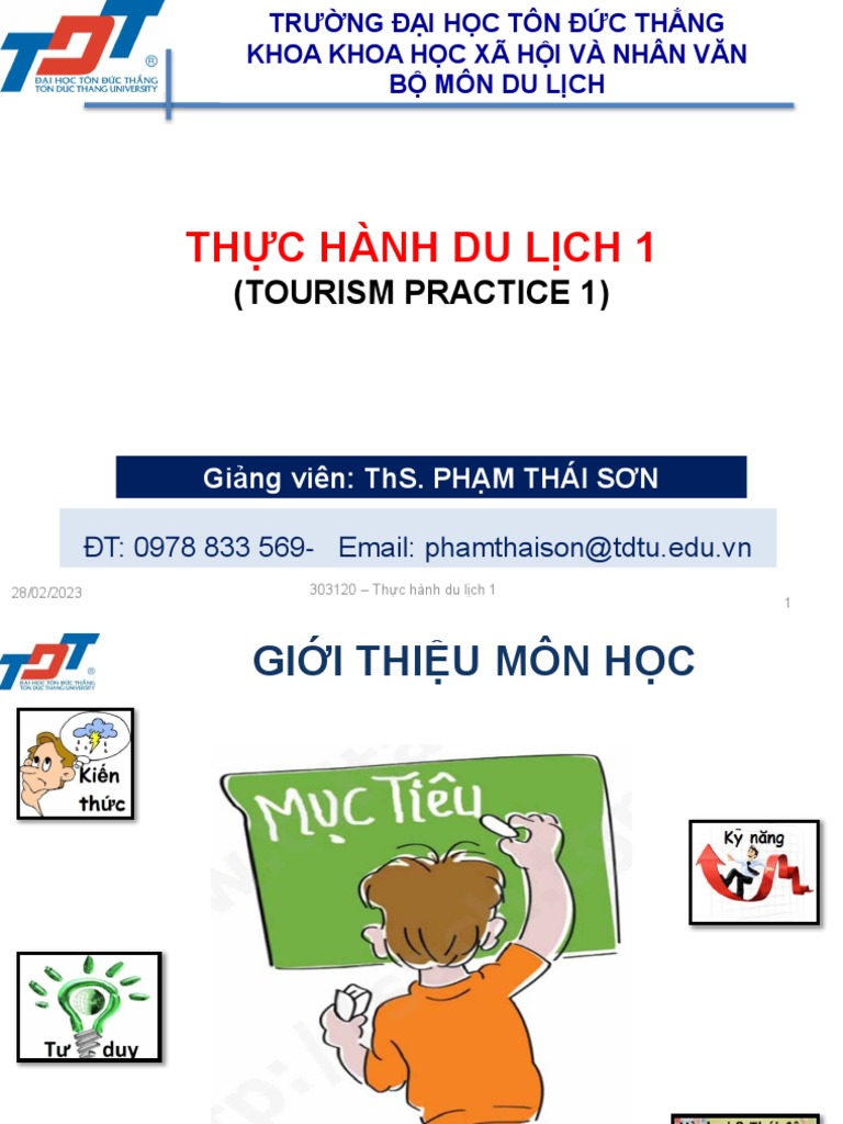 Thuc Hanh Du Lich 1 - Buoi 1 | PDF