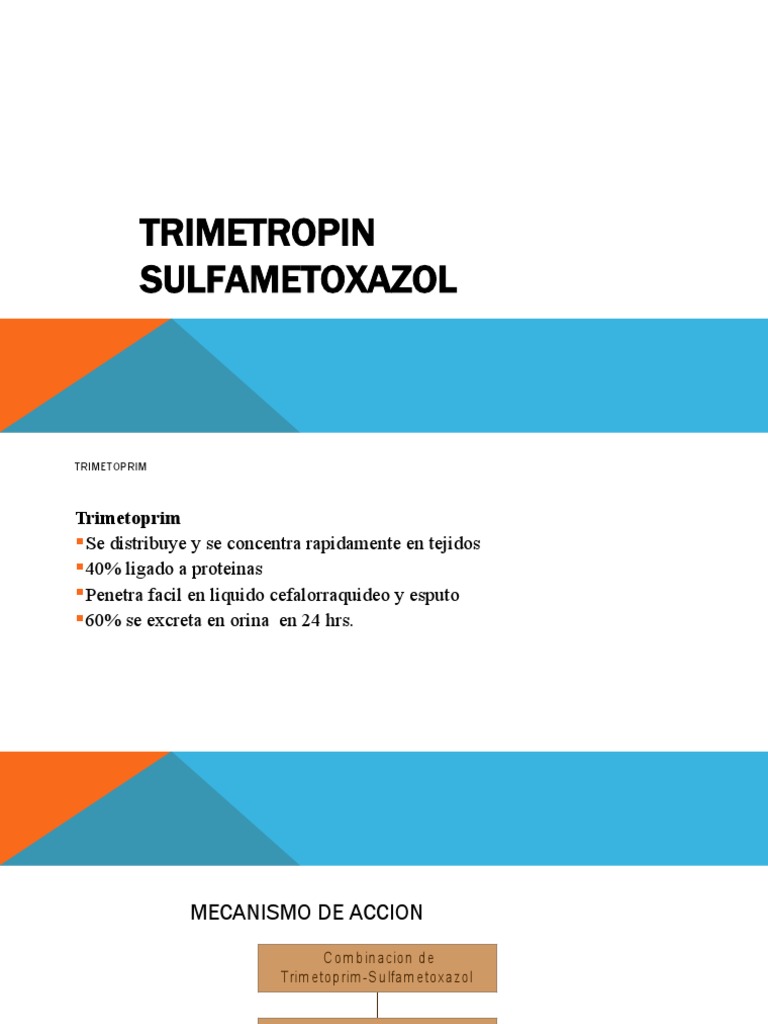 Trimetoprim-Sulfametoxazol: Usos y Efectos | PDF | Especialidades ...