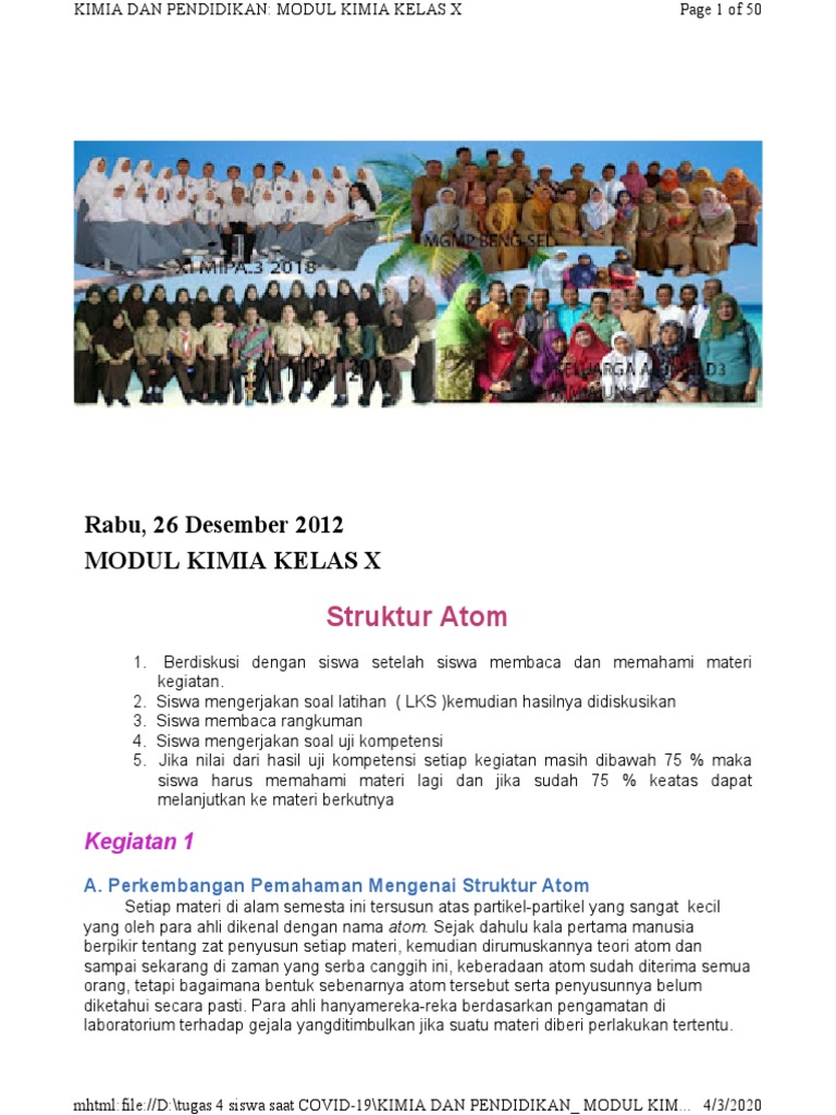 Modul Atom | PDF