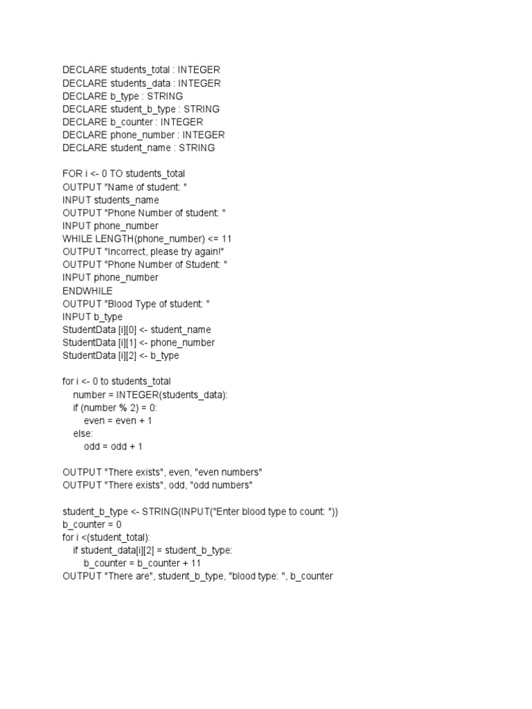 Gus Yudha - 2D Array of Student Data | PDF