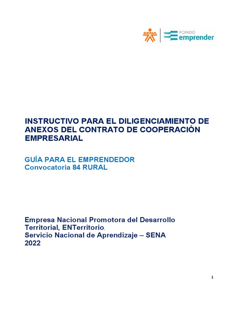 Instructivo para El Diligenciamiento de Anexos - I | PDF | Archivo de ... Instructivo para El Diligenciamiento de Anexos - I | PDF | Archivo de ...
