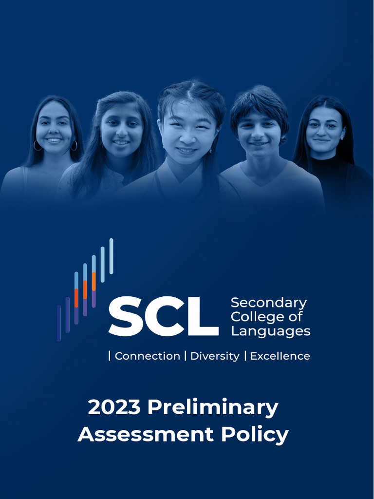 SCL - 2023 Preliminary Assessment Policy - 20221027 | PDF | Educational ...