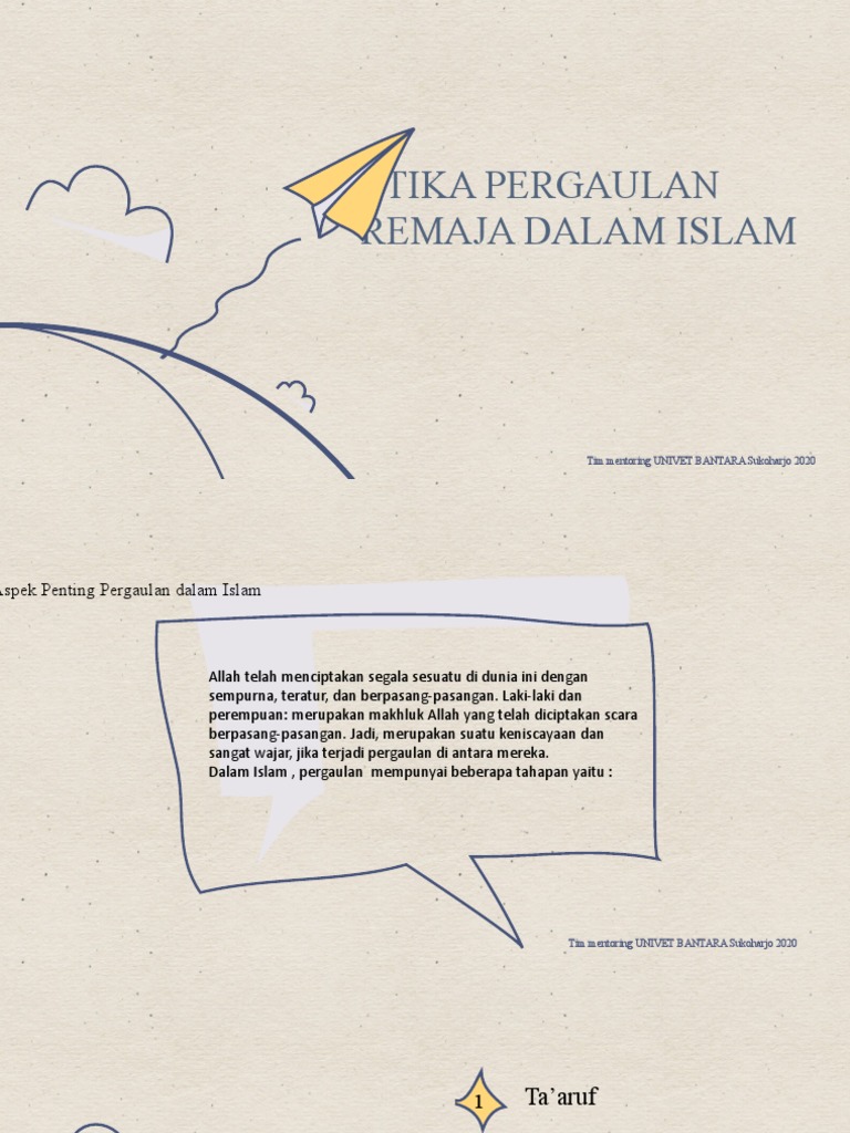 Etika Pergaulan Remaja Dalam Islam-1 | PDF