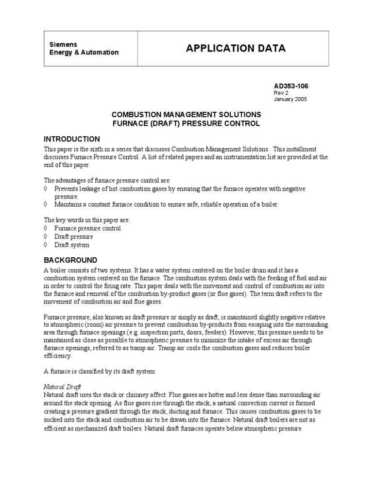 FD Fan ID Fan Control | PDF | Boiler | Furnace