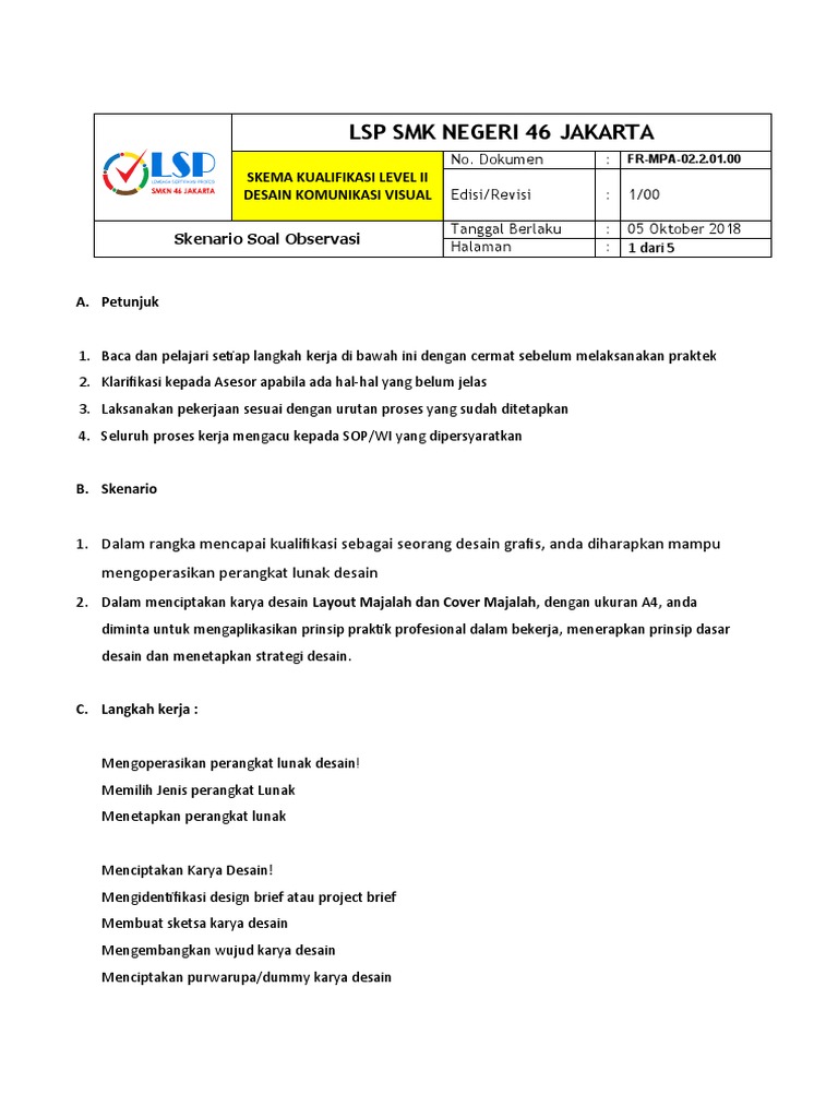 Soal Layout Majalah | PDF
