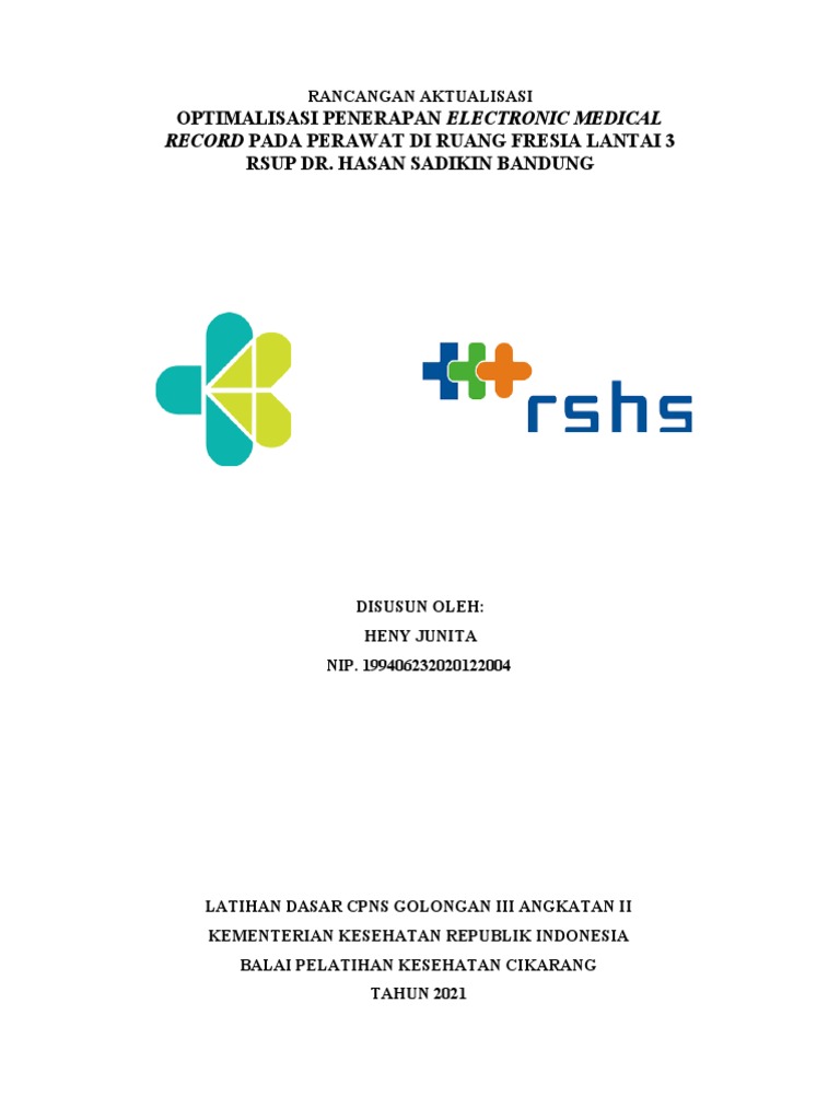 Optimalisasi EMR untuk Perawat RSUP Bandung | PDF | Kesehatan Holistik ...