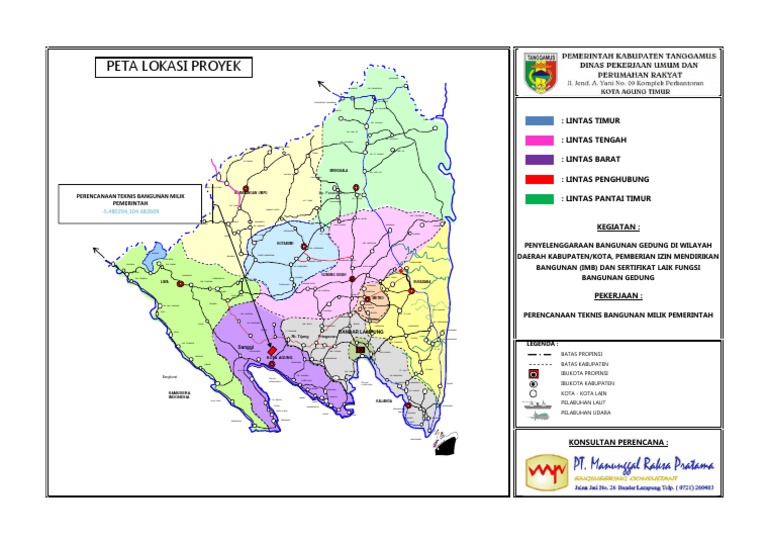 Peta Provinsi Lampung | PDF