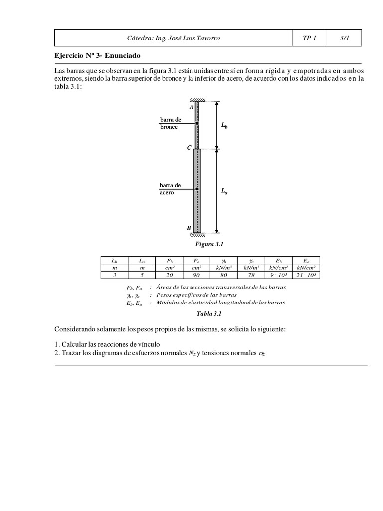 Ej 3 | PDF | Ingeniero civil | Ciencia de los Materiales