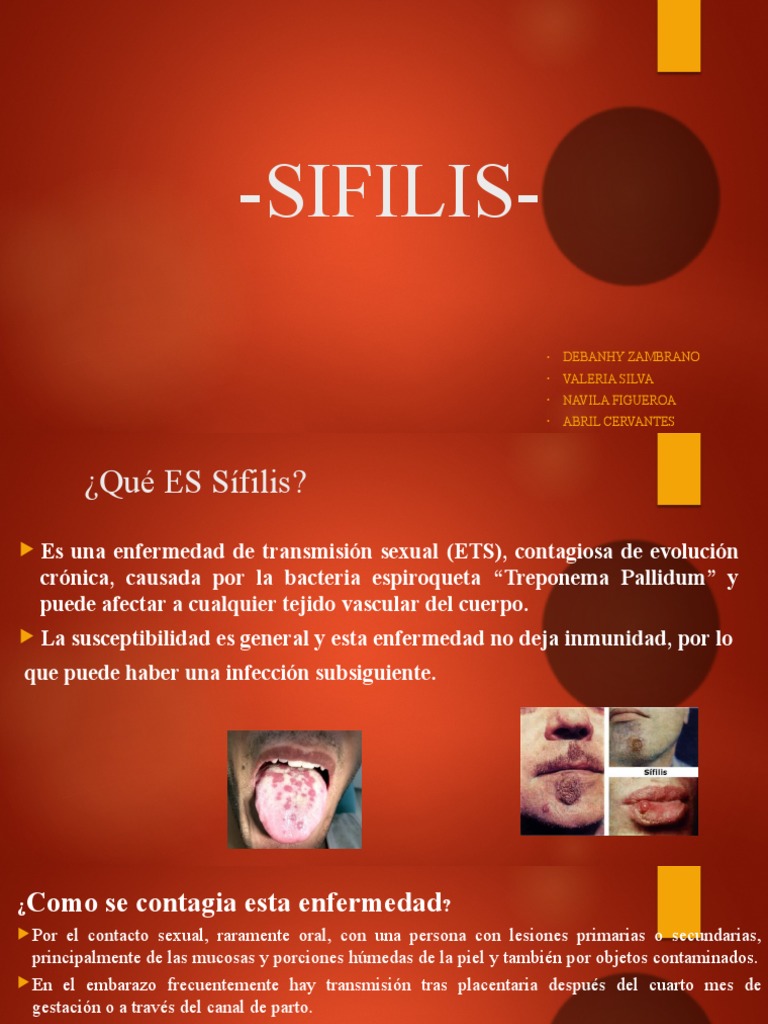 SIFILIS | PDF | Especialidades Medicas | Inmunología