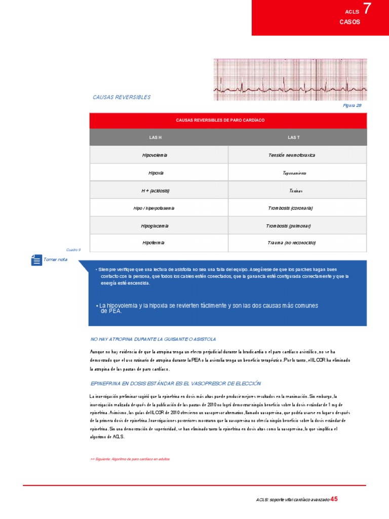 ACLS 2.en - Es | PDF | Electrocardiografia | Reanimación cardiopulmonar