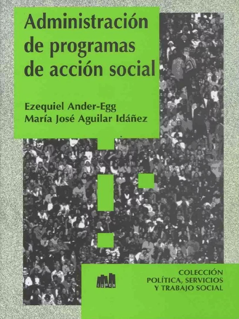 Administración de Programas de Acción Social (Ander-Egg 1994) | PDF