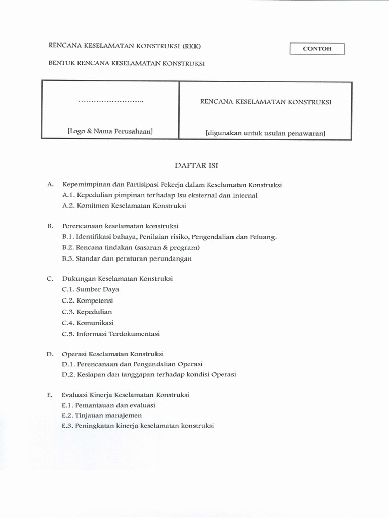 Lampiran B SSKK RKK Rehap Atap | PDF
