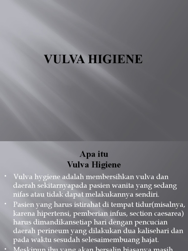 Vulva Higiene | PDF