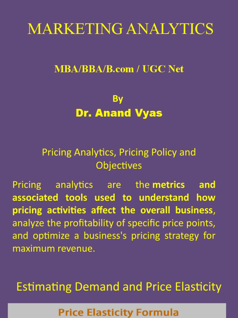 Marketing Analytics - Unit 2 | PDF