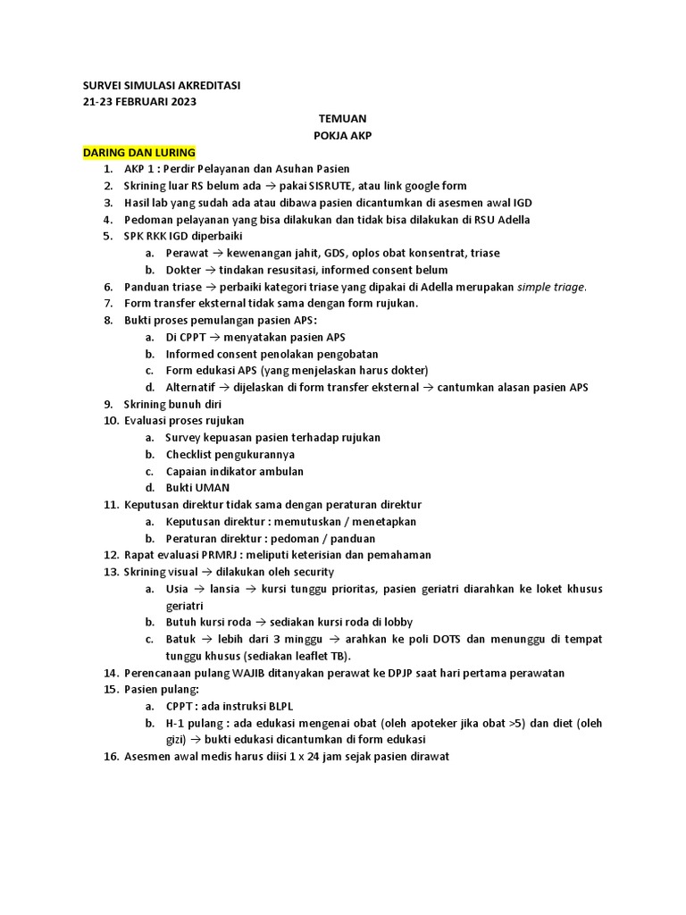 Temuan SURSIM Pokja AKP | PDF | Kesehatan Holistik | Sains & Matematika