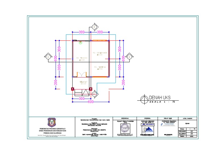 ASBUILT DRAWING PULUBALA SMK-Model | PDF