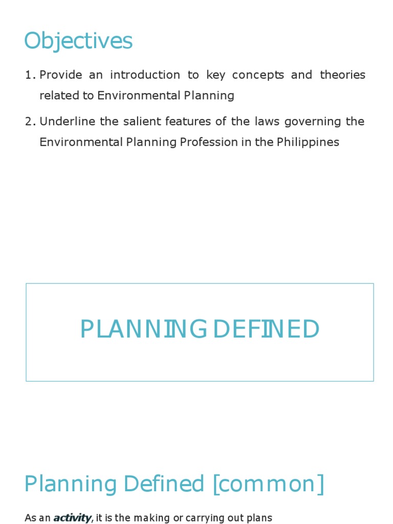 Envi Planning Key Concepts | PDF | Sustainability | Urban Planning