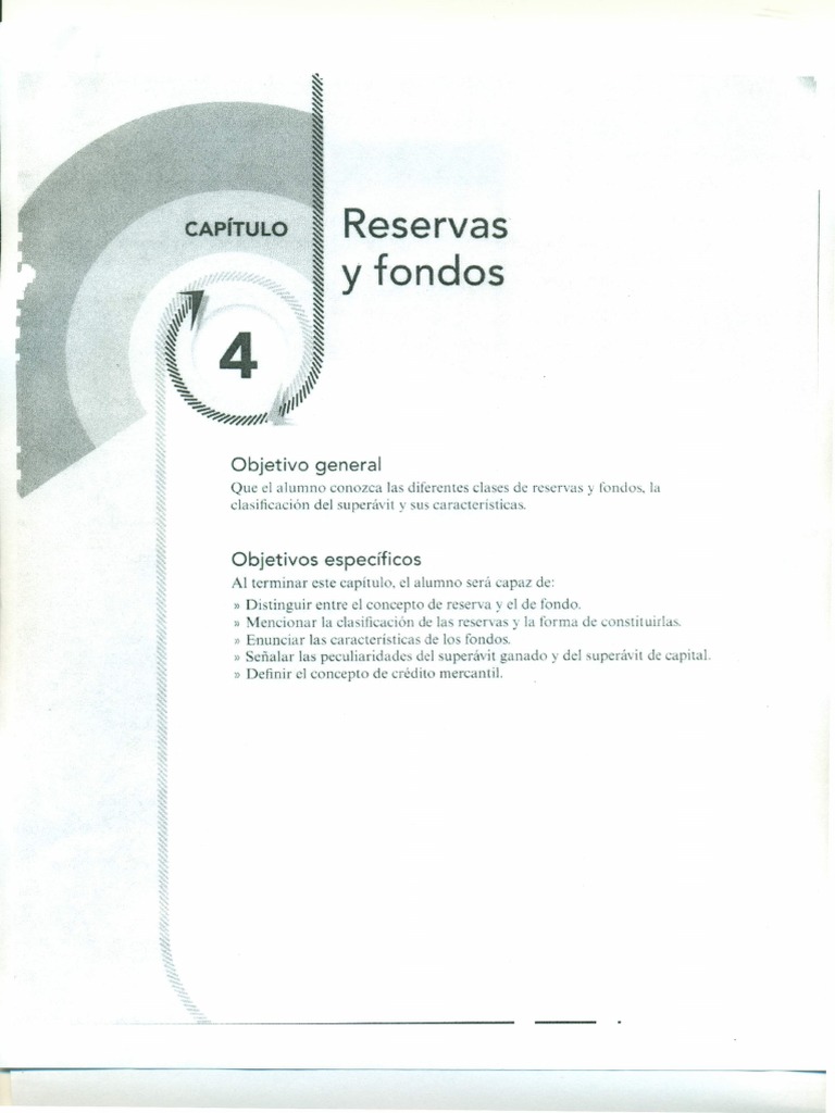 Cap Iv Reservas | PDF