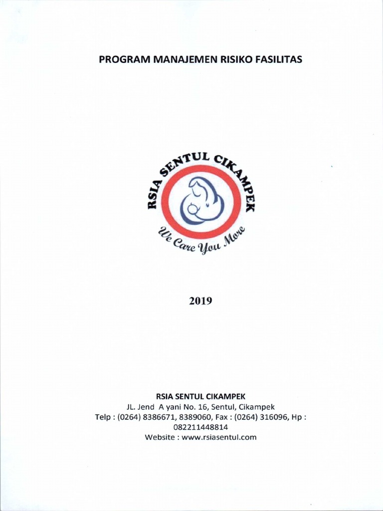 Program Manajemen Risiko Fasilitas | PDF