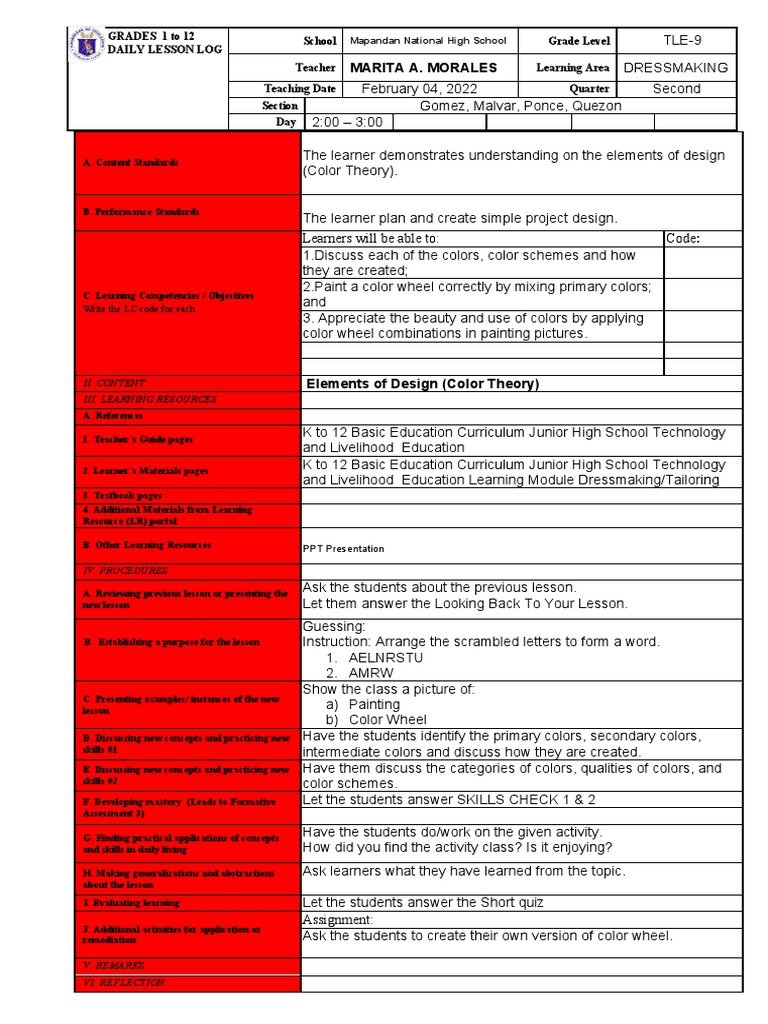 Marita A. Morales | PDF | Learning | Teaching