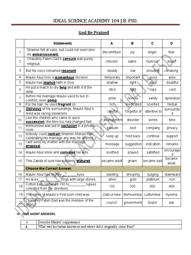 Maulvi Abul's Pious Life and Teachings | PDF