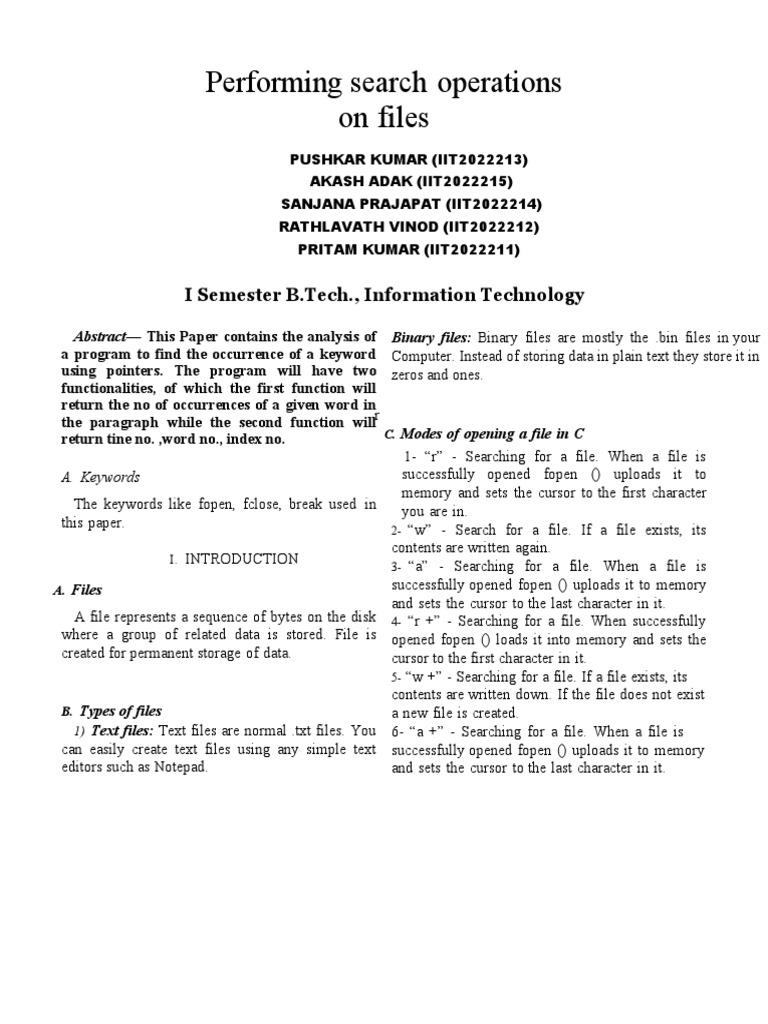 Itp 2 Assign Pdf Computer File Pointer Computer Programming 4368
