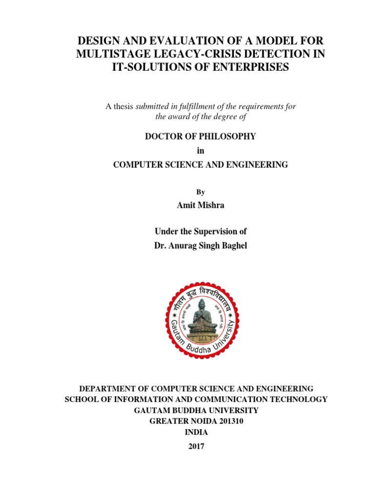 Ph.D. Thesis of Amit Mishra - Final - Print | PDF | Service Oriented Architecture | Computing