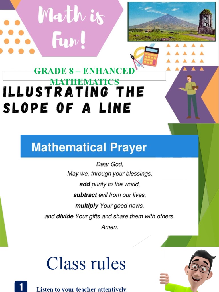 Illustrating Slope of A Line | PDF | Slope