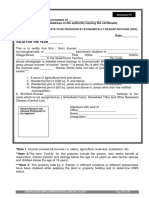LTC Home Town Declaration Form | PDF