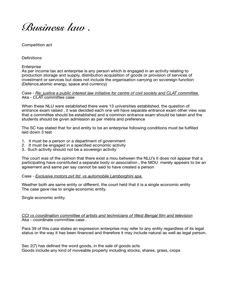 Business Law | PDF | Government | Justice