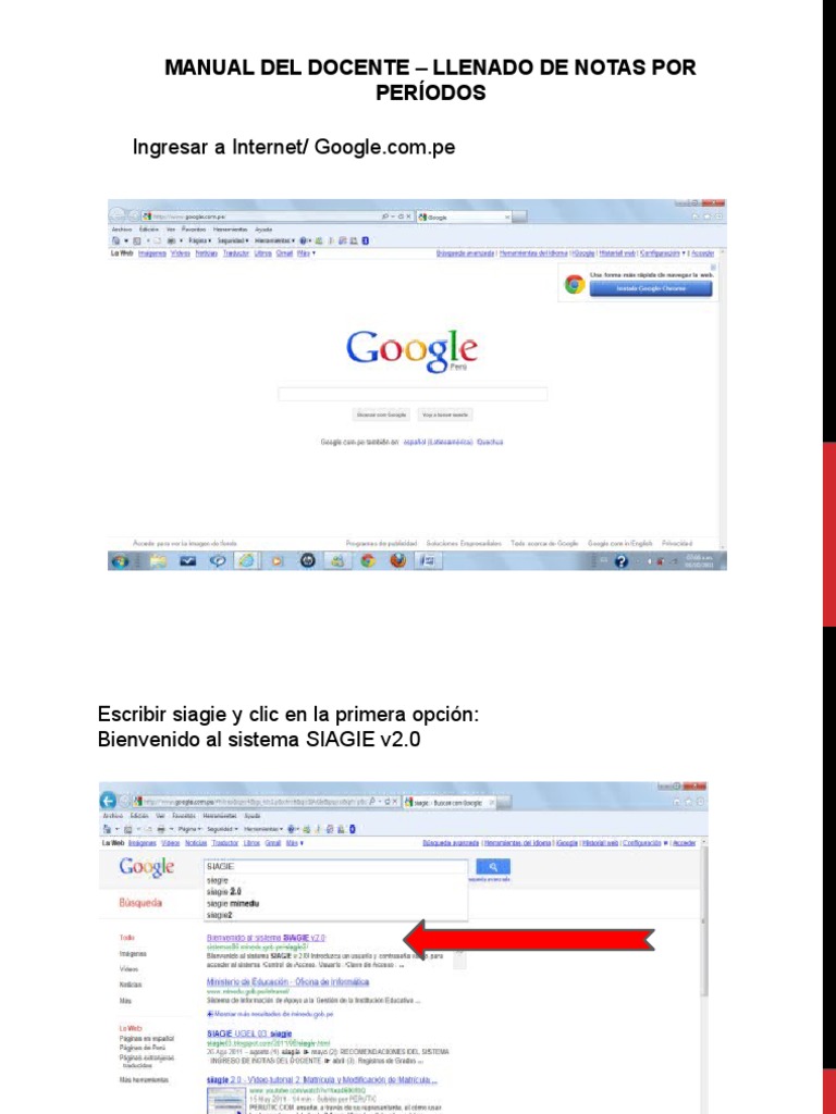 3 Ingreso de Notas Siagie | PDF