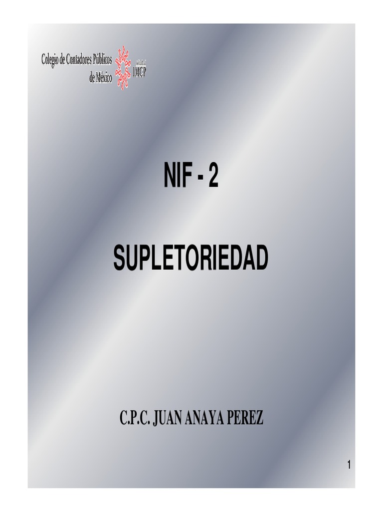 Nif A - 8 | PDF | normas internacionales de INFORMACION FINANCIERA ...