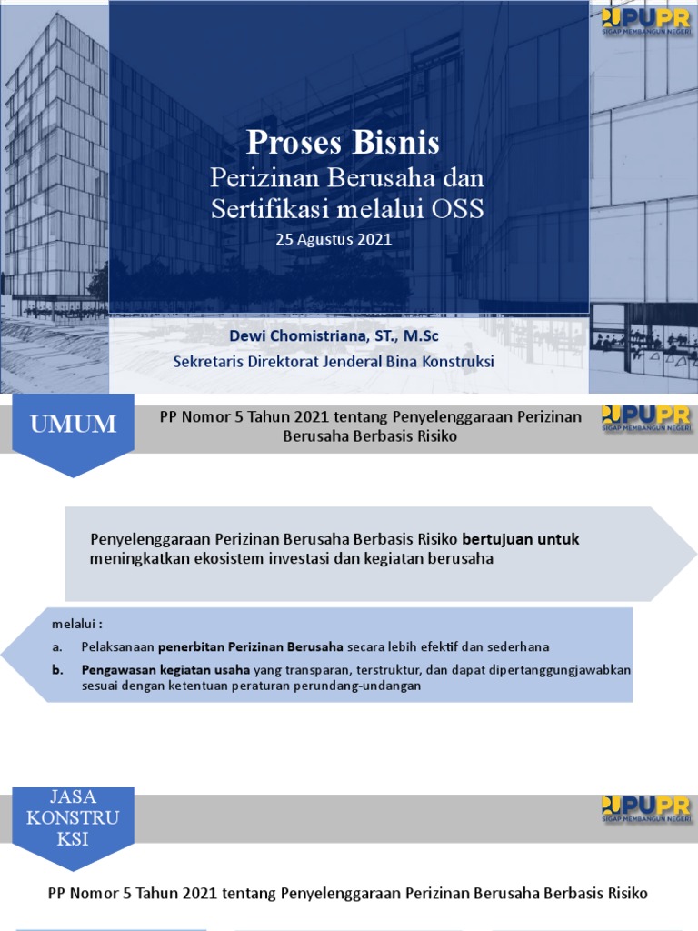 Proses Bisnis Perizinan Berusaha Dan Sertifikasi Melalui OSS Rev 250821 | PDF