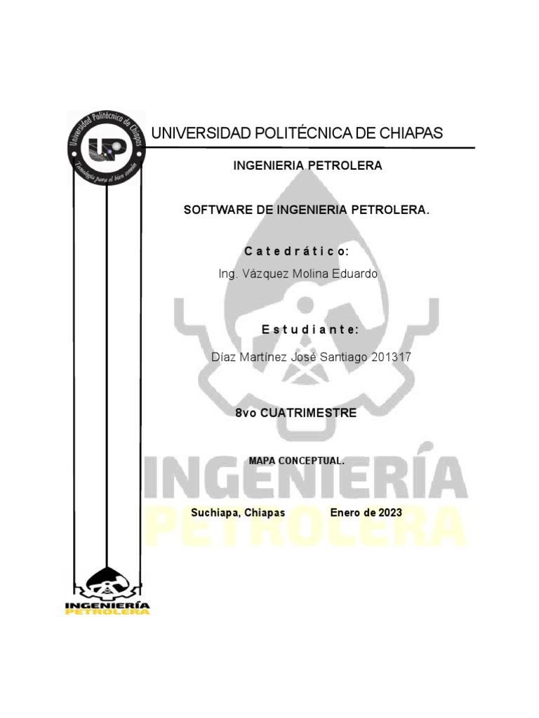 Mapa Conceptual Pdf Petróleo Ciencias Fisicas