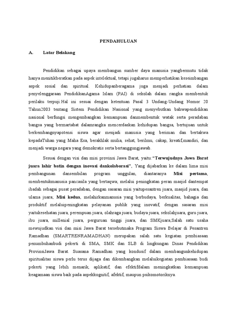 Proposal Program Smartren Ramadhan | PDF | Kesehatan Holistik